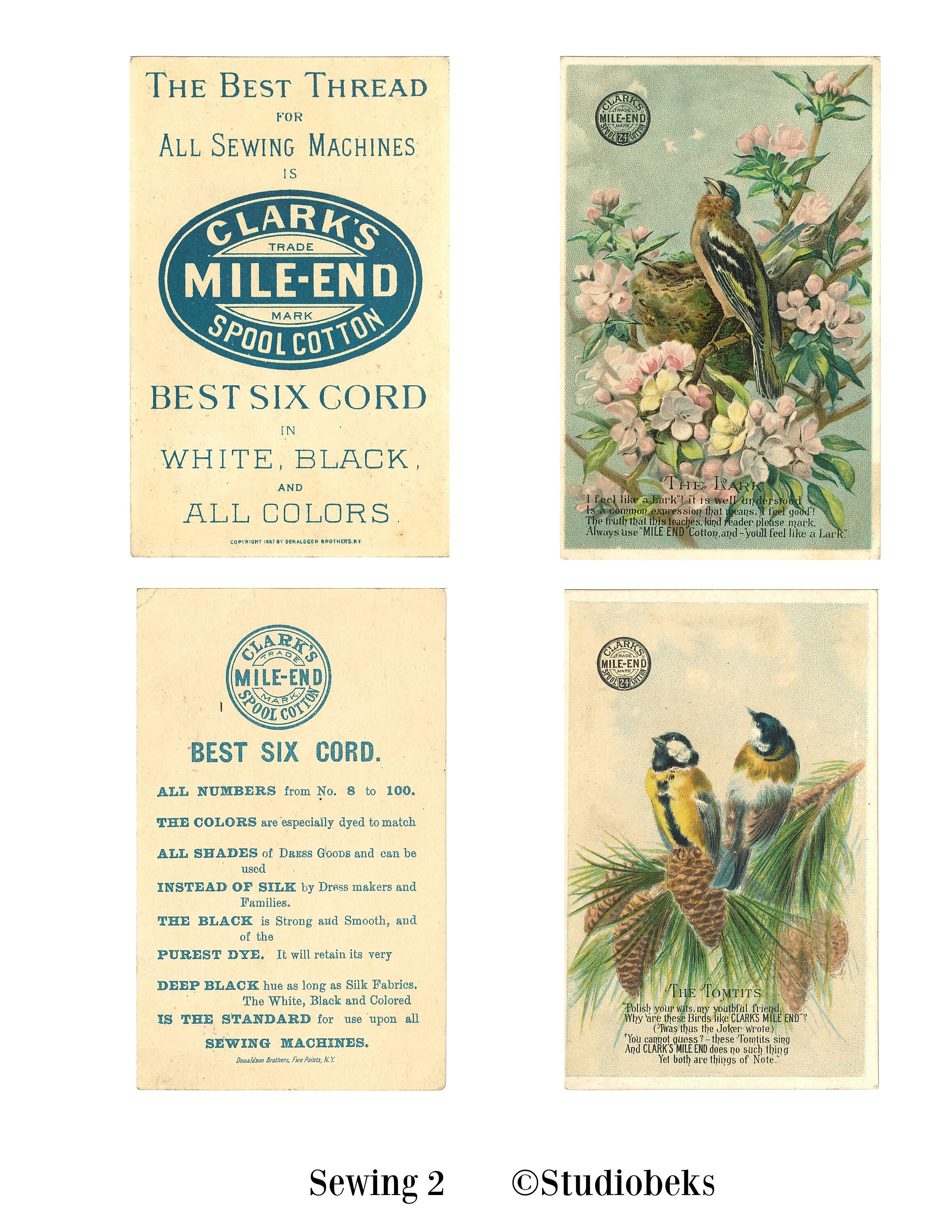 Vintage Advertisements, Vintage Sewing Ads, Sewing Ephemera, Thread ...