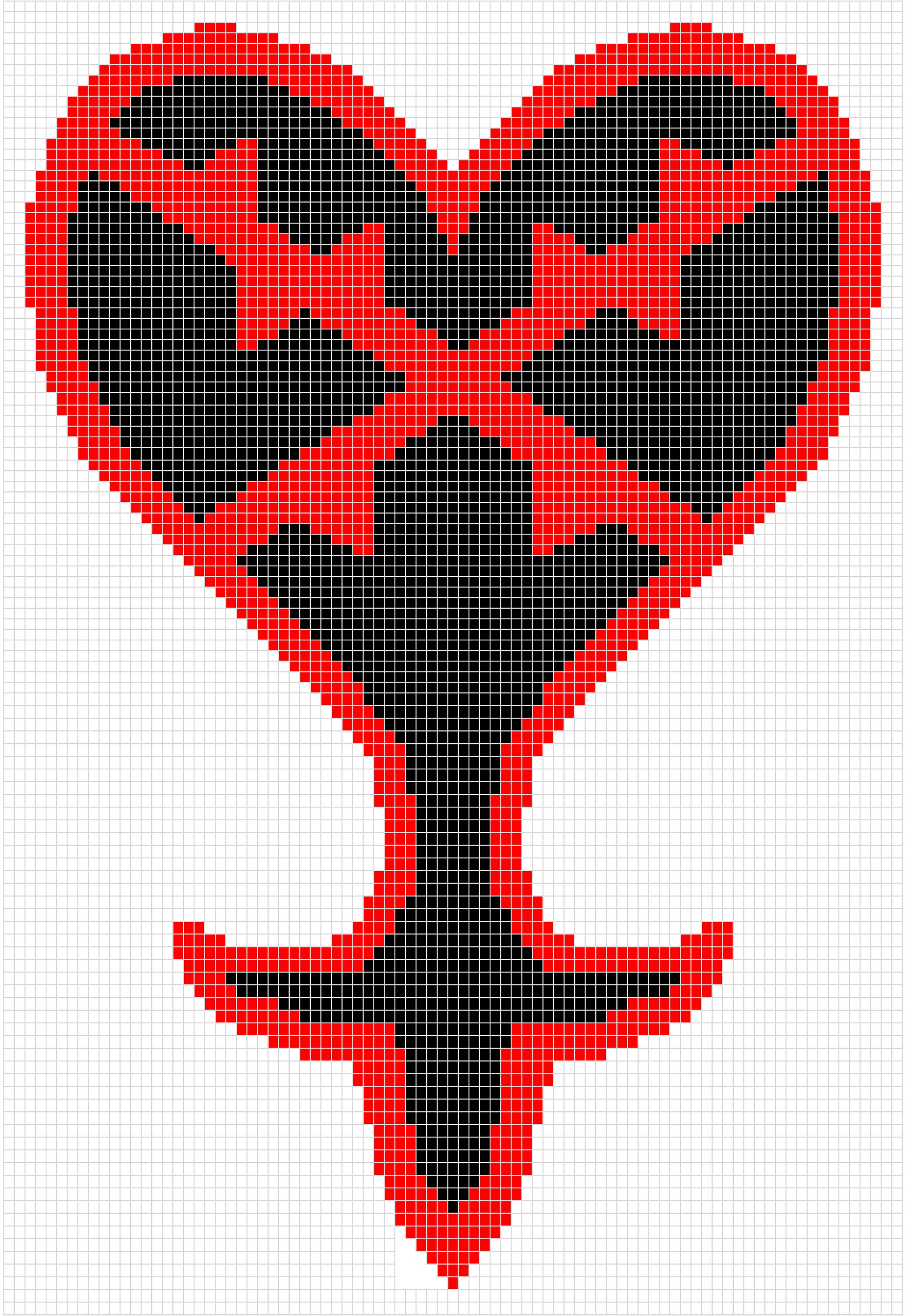 Heartless Graphghan Pattern - Etsy