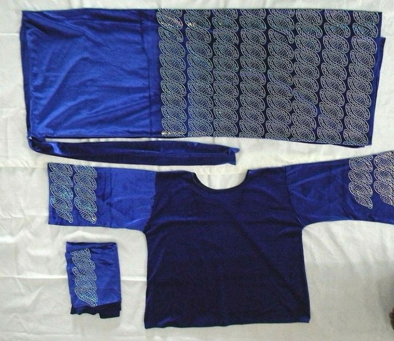 Velvet With Stones Design/nigerian Party Outfits/trendy African Velvet ...