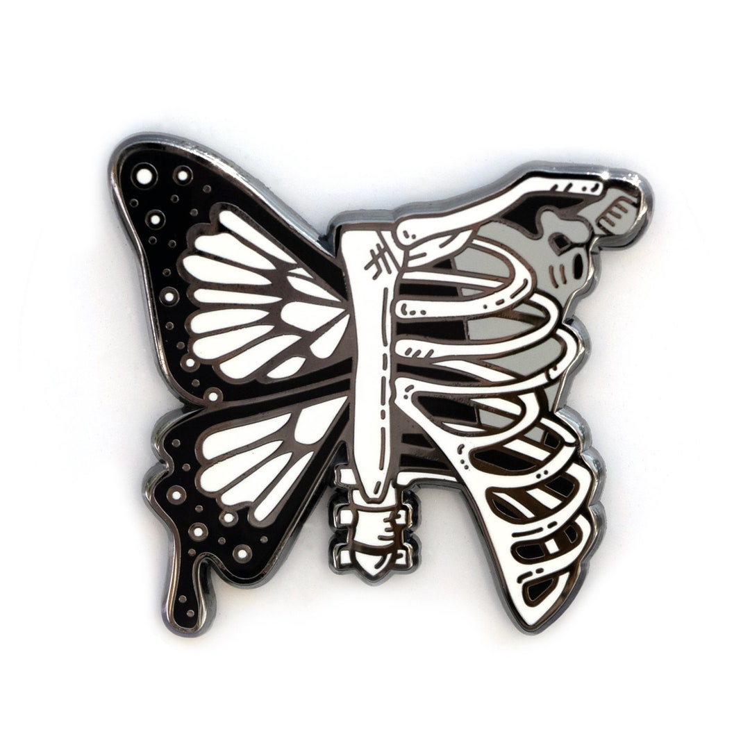 Broken Wing Hard Enamel Pin - Etsy