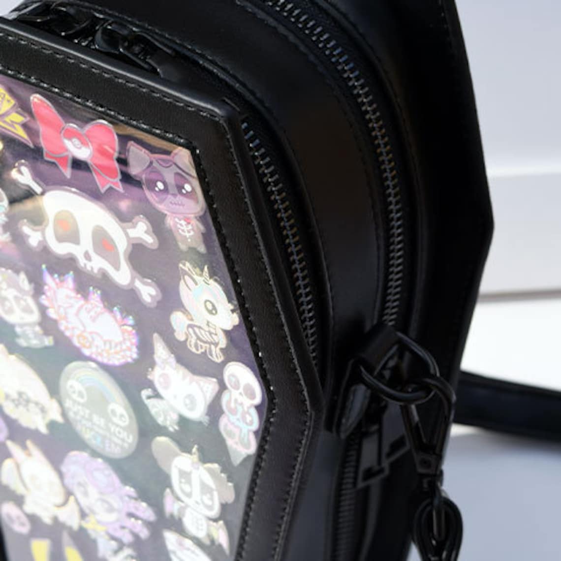 Coffin Ita Bag Crossbody Goth Pin Purse - Etsy