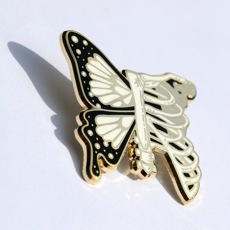 Broken Wing Hard Enamel Pin - Etsy