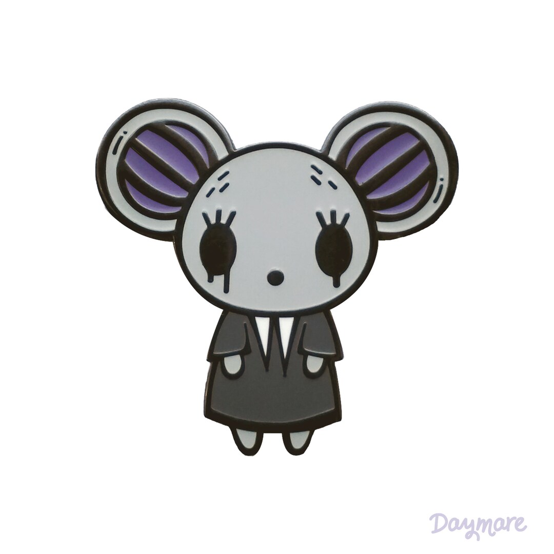 Monday the Sad Mouse Enamel Pin - Etsy