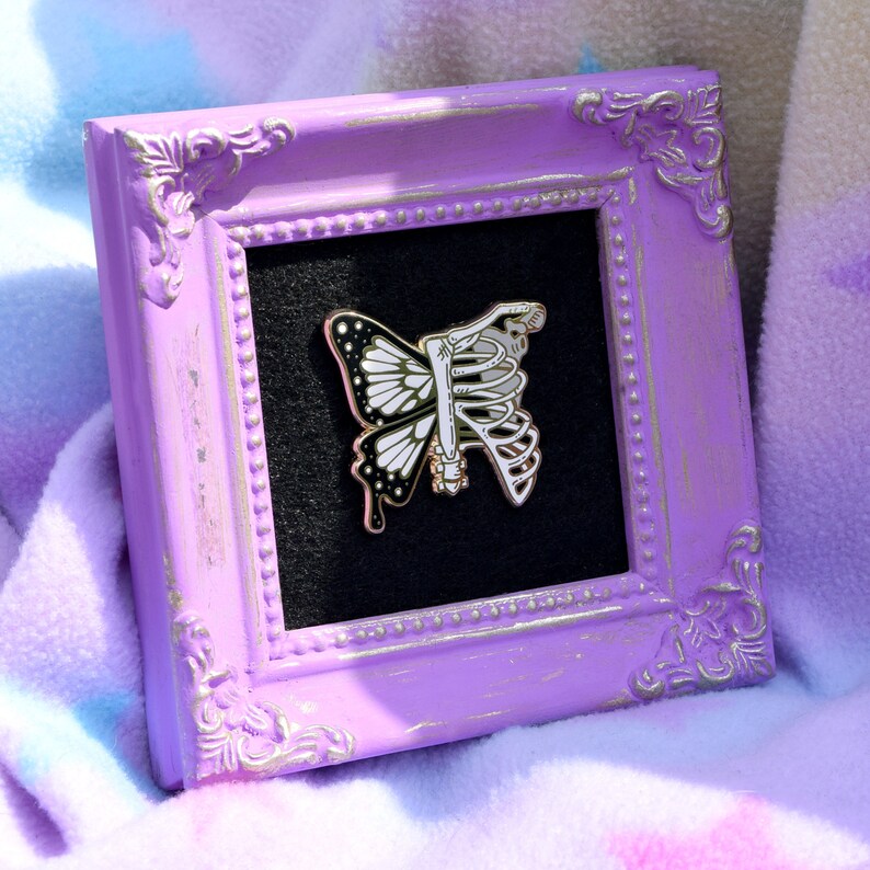 Broken Wing Hard Enamel Pin - Etsy