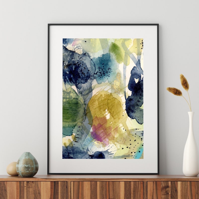 Watercolor Wall Art Abstract - Etsy