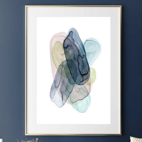 Modern Watercolor Abstract Printable Downloadable Art Instant - Etsy