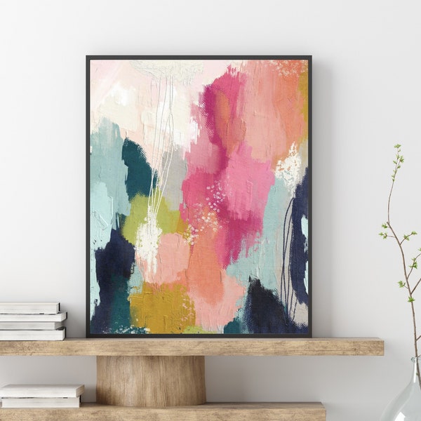 Bold Abstract Art - Etsy
