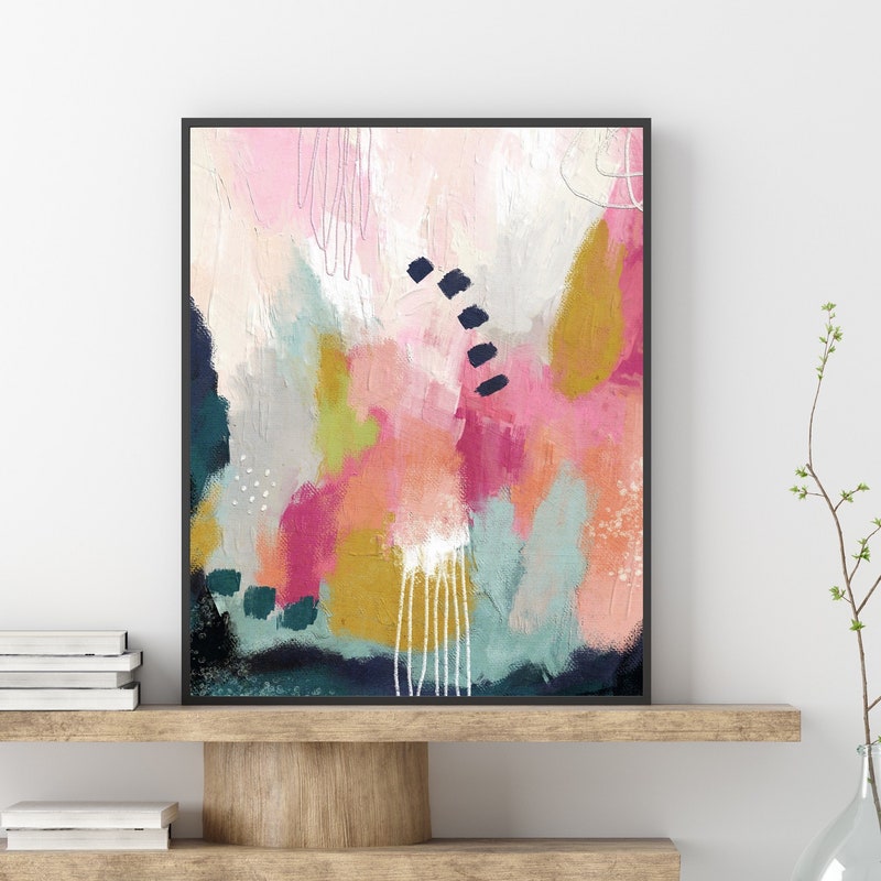 Bold Abstract Art - Etsy