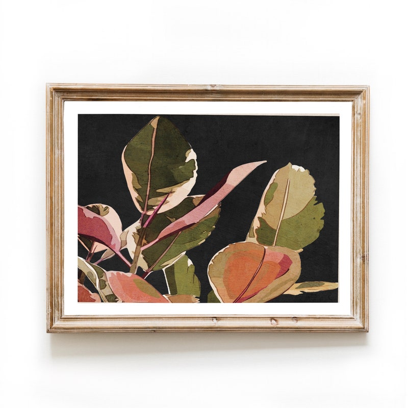 Modern Botanical Art - Etsy