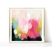 Colorful Square Abstract Printable Wall Art Modern Painting - Etsy