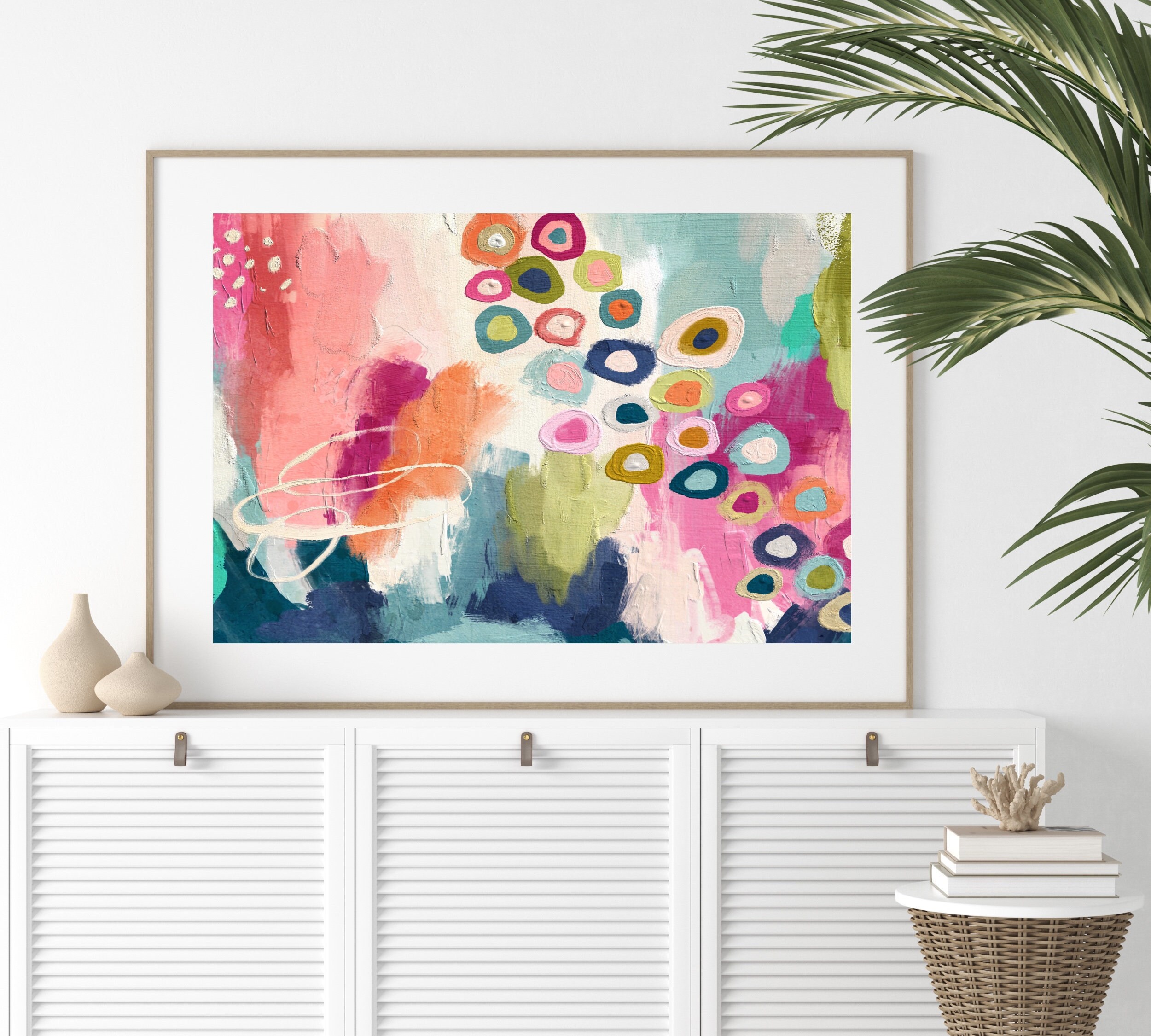 Abstract Printable Wall Art Painting Downloadable Art Colorful - Etsy ...