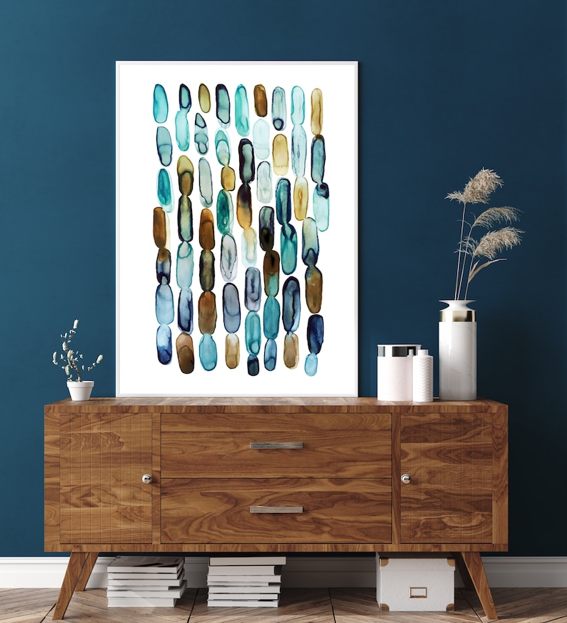 Modern Watercolor Abstract Printable Downloadable Art Instant | Etsy