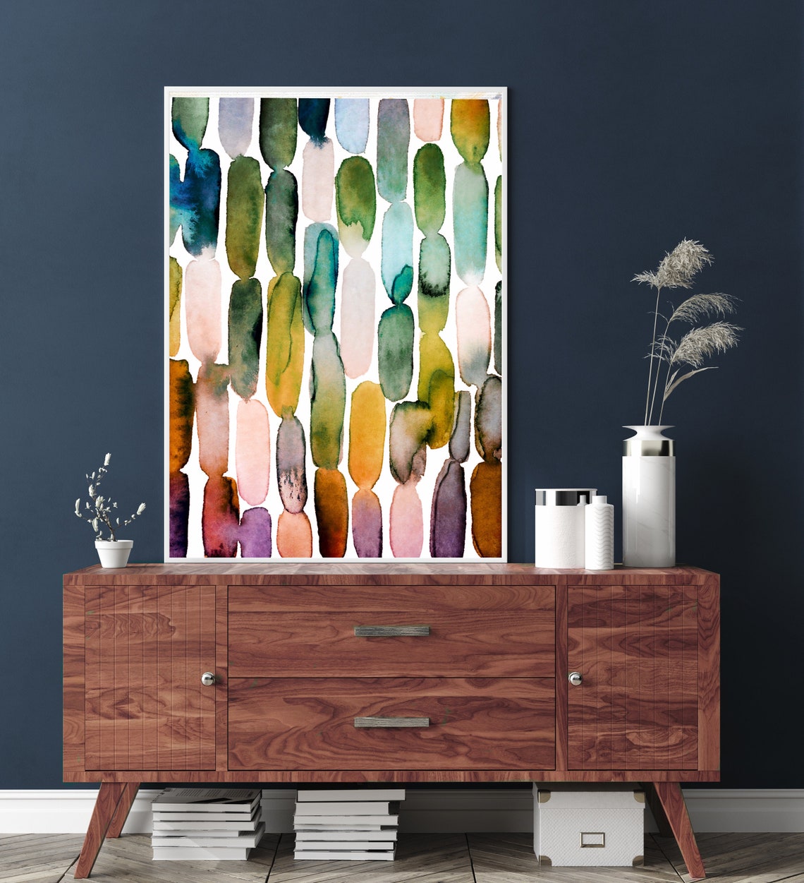 Modern Watercolor Abstract Printable Downloadable Art Instant | Etsy