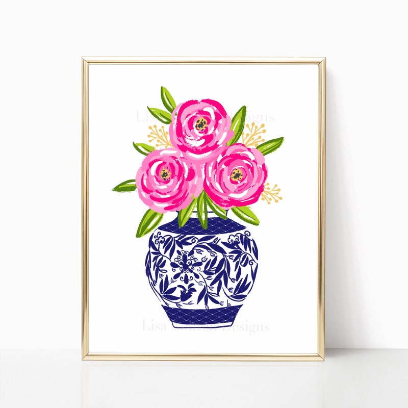 Preppy Art - Etsy
