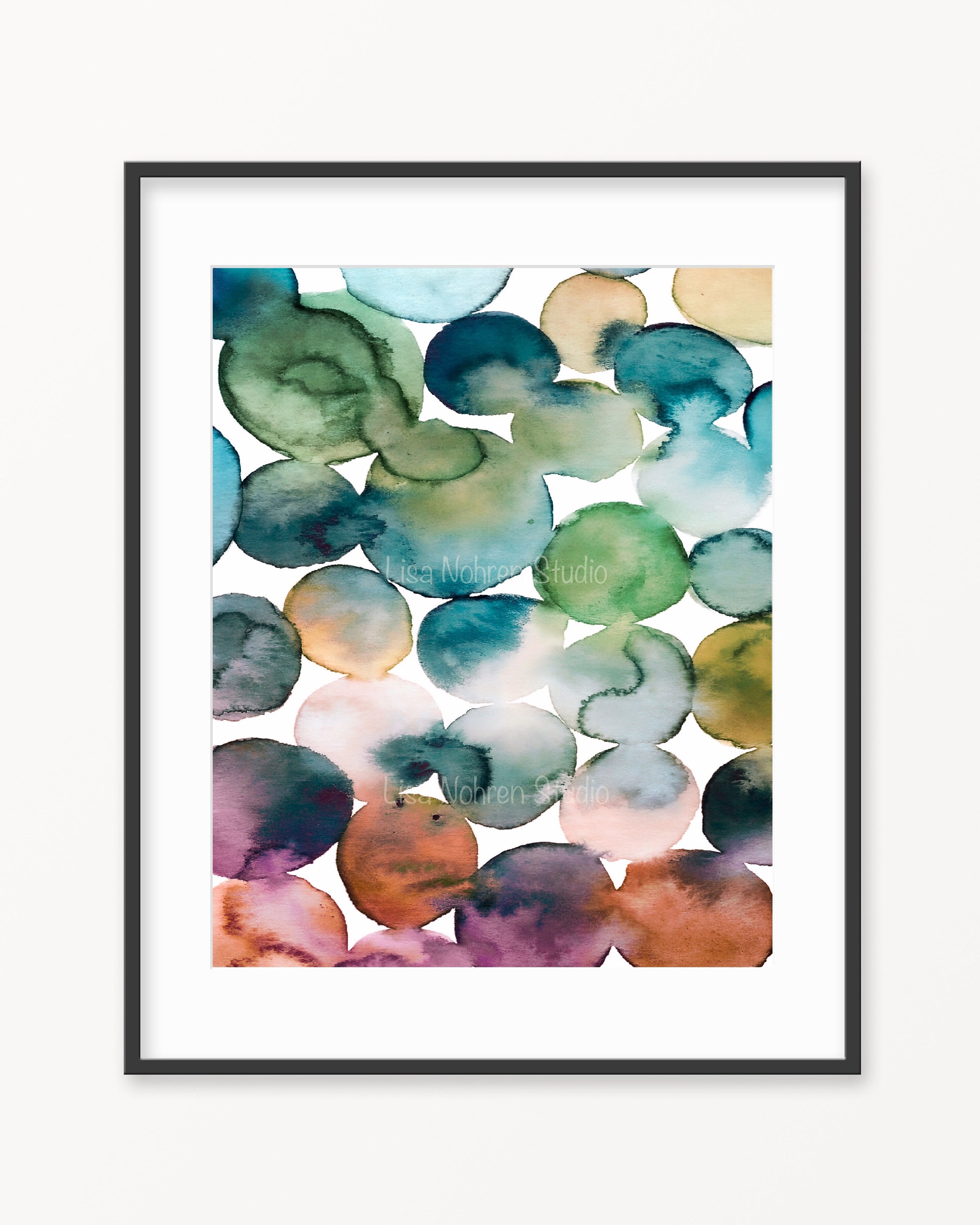 Modern Watercolor Abstract Printable Downloadable Art Instant - Etsy UK