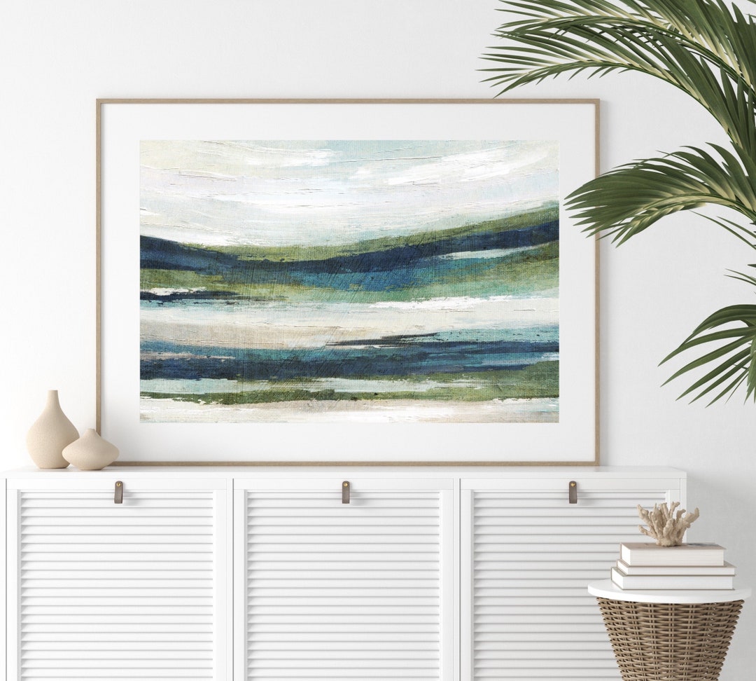 Neutral Abstract Landscape Art Painting Printable Wall Art - Etsy