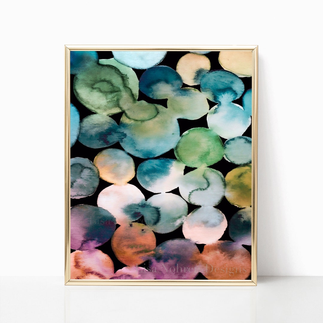 Modern Watercolor Abstract Printable Downloadable Art Instant Art ...