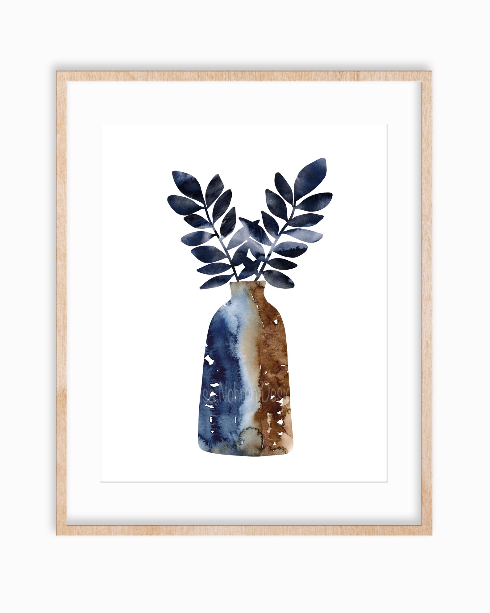 Watercolor Rustic Floral Painting Printable Wall Art Botanical - Etsy
