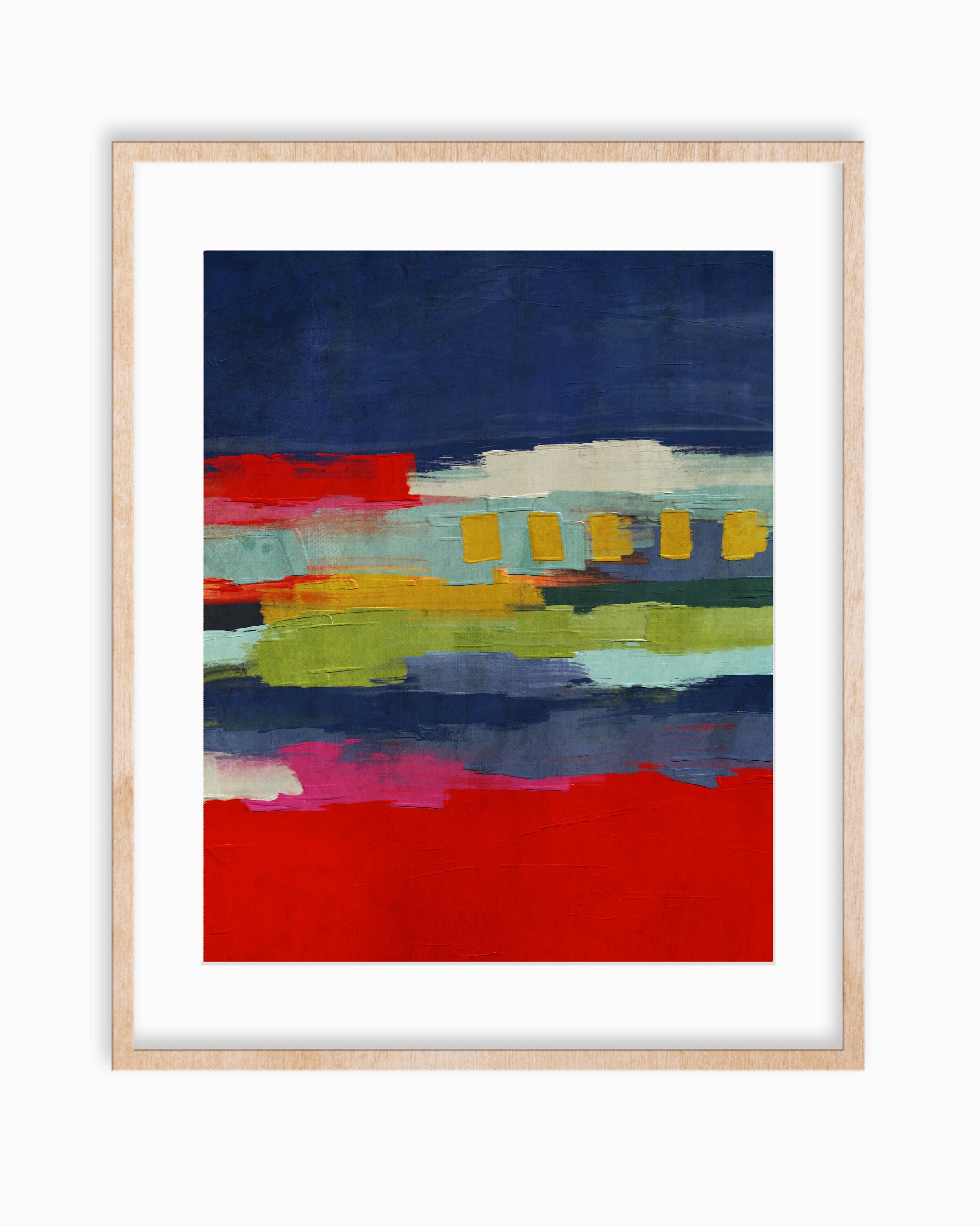 Colorful Abstract Art Printable Wall Art Painting Downloadable - Etsy