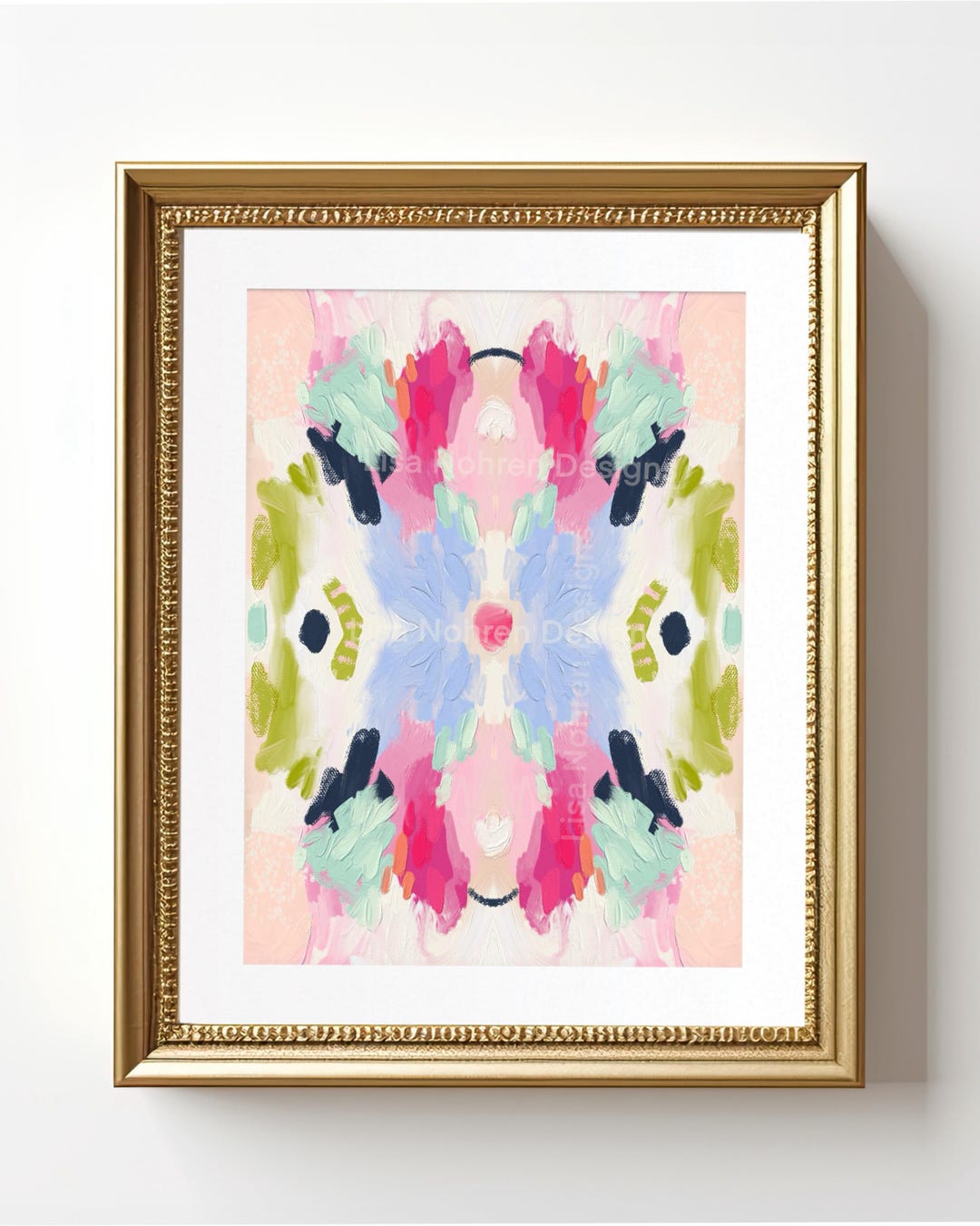 Colorful Pastel Abstract: Printable Wall Art Painting - Instant ...