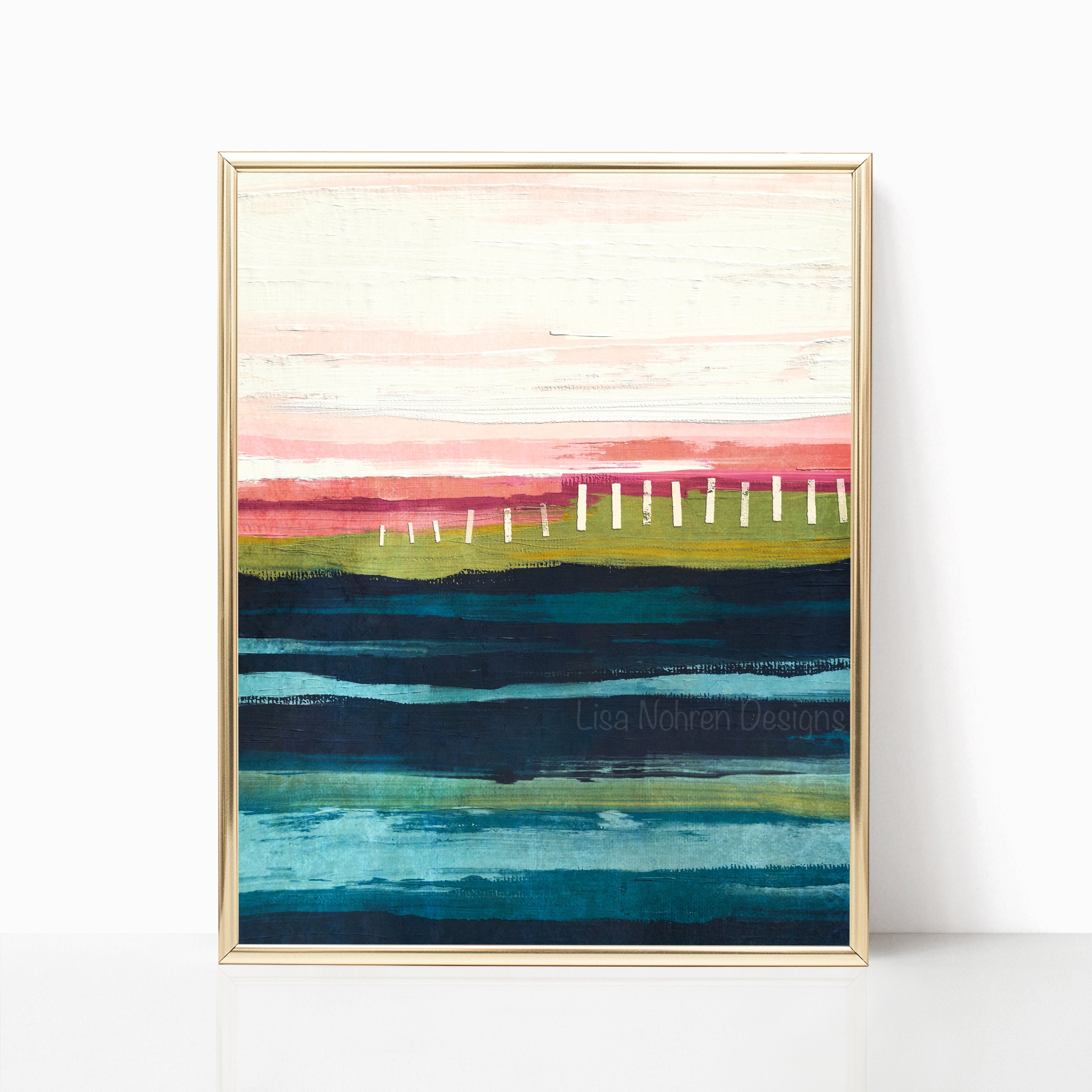 Colorful Abstract Art Printable Wall Art Painting Downloadable - Etsy