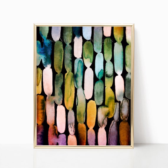 Modern Watercolor Abstract Printable Downloadable Art Instant - Etsy