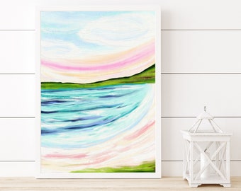 Colorful Abstract Painting Printable Wall Art Instant Download - Etsy