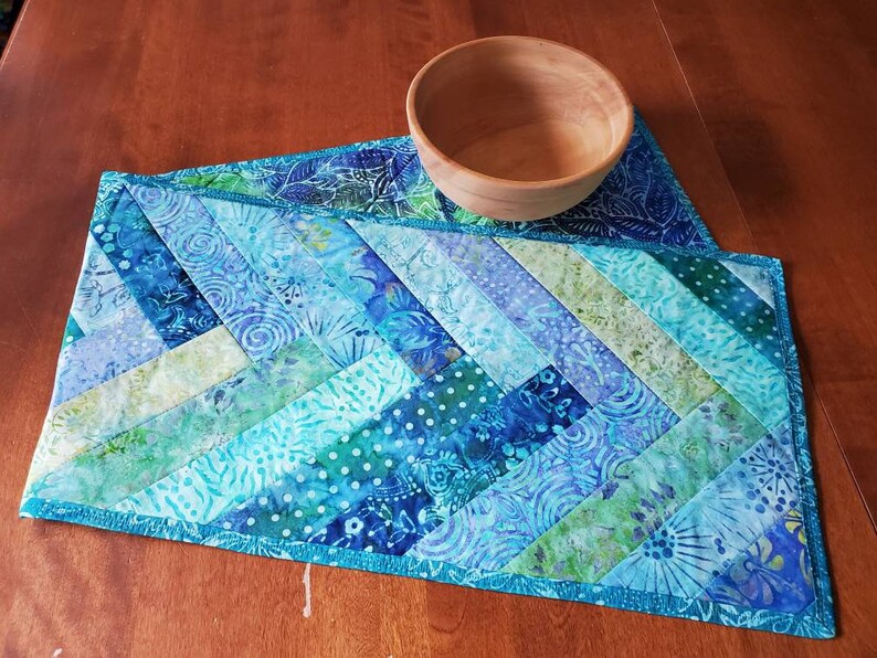 Waterfall Cascades Batik Table Runner - Etsy