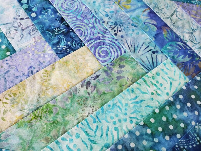 Waterfall Cascades Batik Table Runner - Etsy