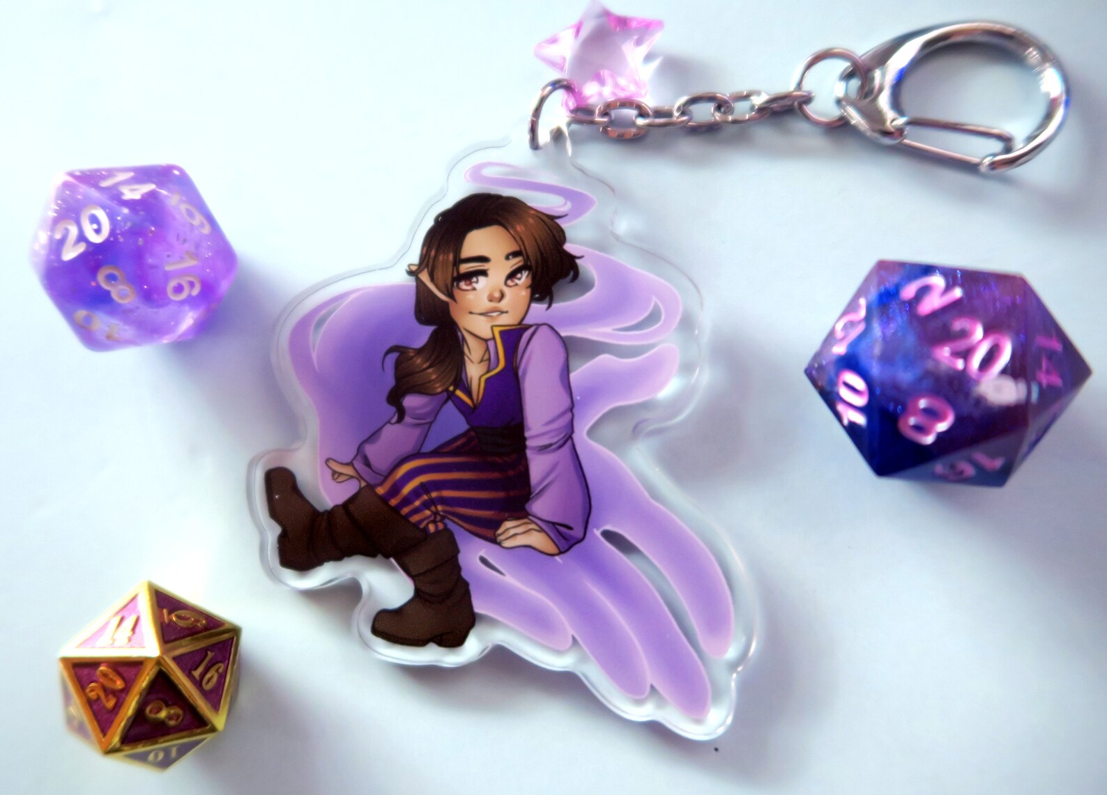2 Acrylic Vox Machina Charms - Etsy