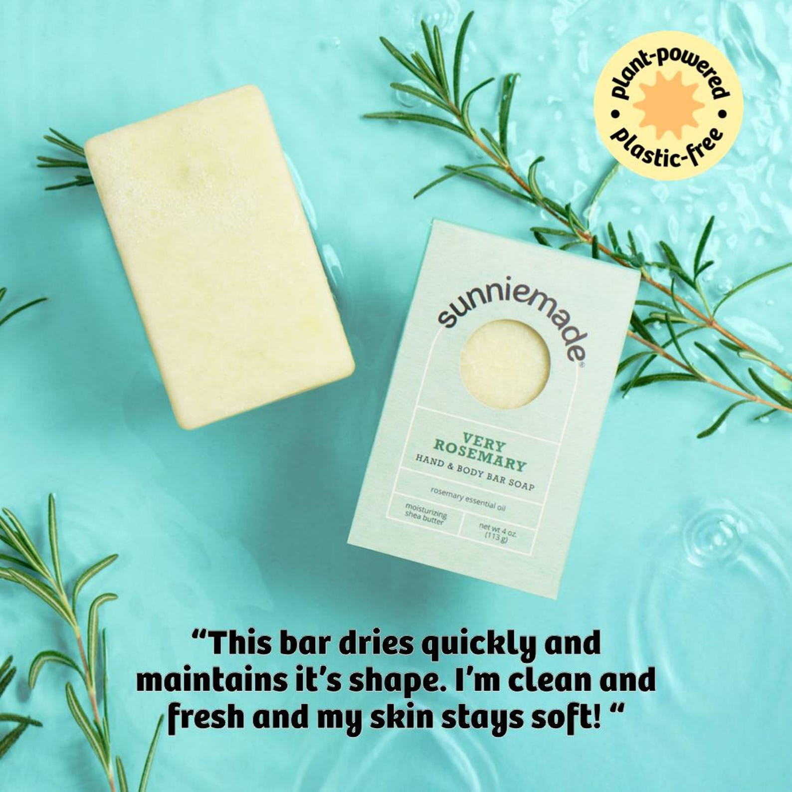 Rise & Grind Exfoliating Body Bar - Essential Oil Zero Waste Body Wash ...