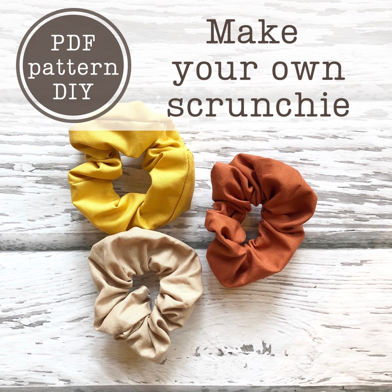 Fall Dog bandana pattern and Matching Scrunchie over the | Etsy