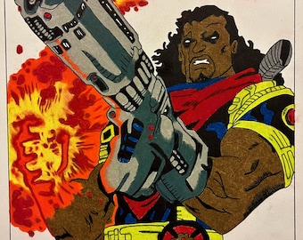Bishop, STL File, 3d Print, Resin Printed, X-men, 3d Printing Service ...