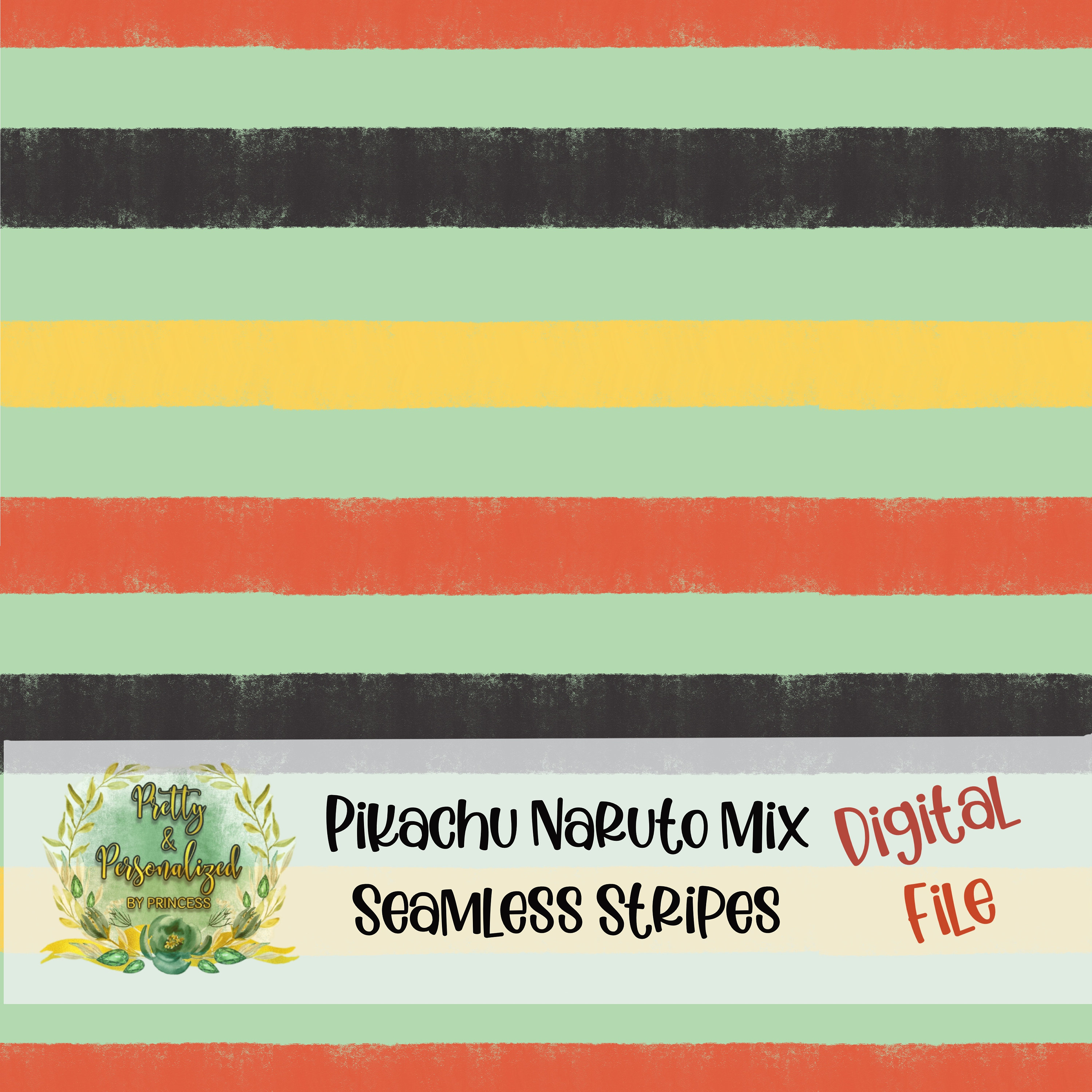 Seamless Anime Pattern - Etsy