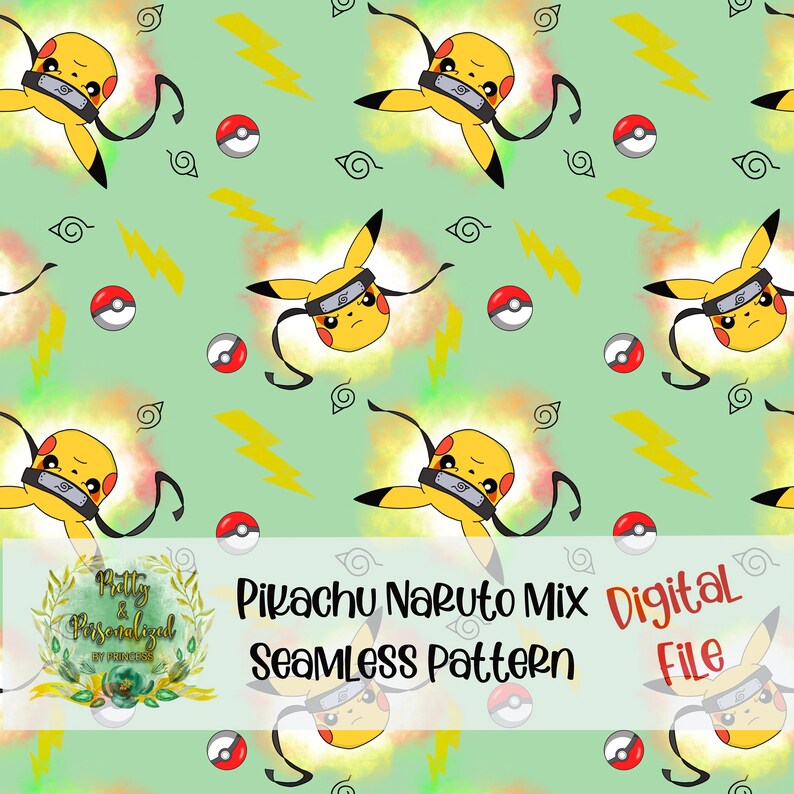 Seamless Anime Pattern - Etsy