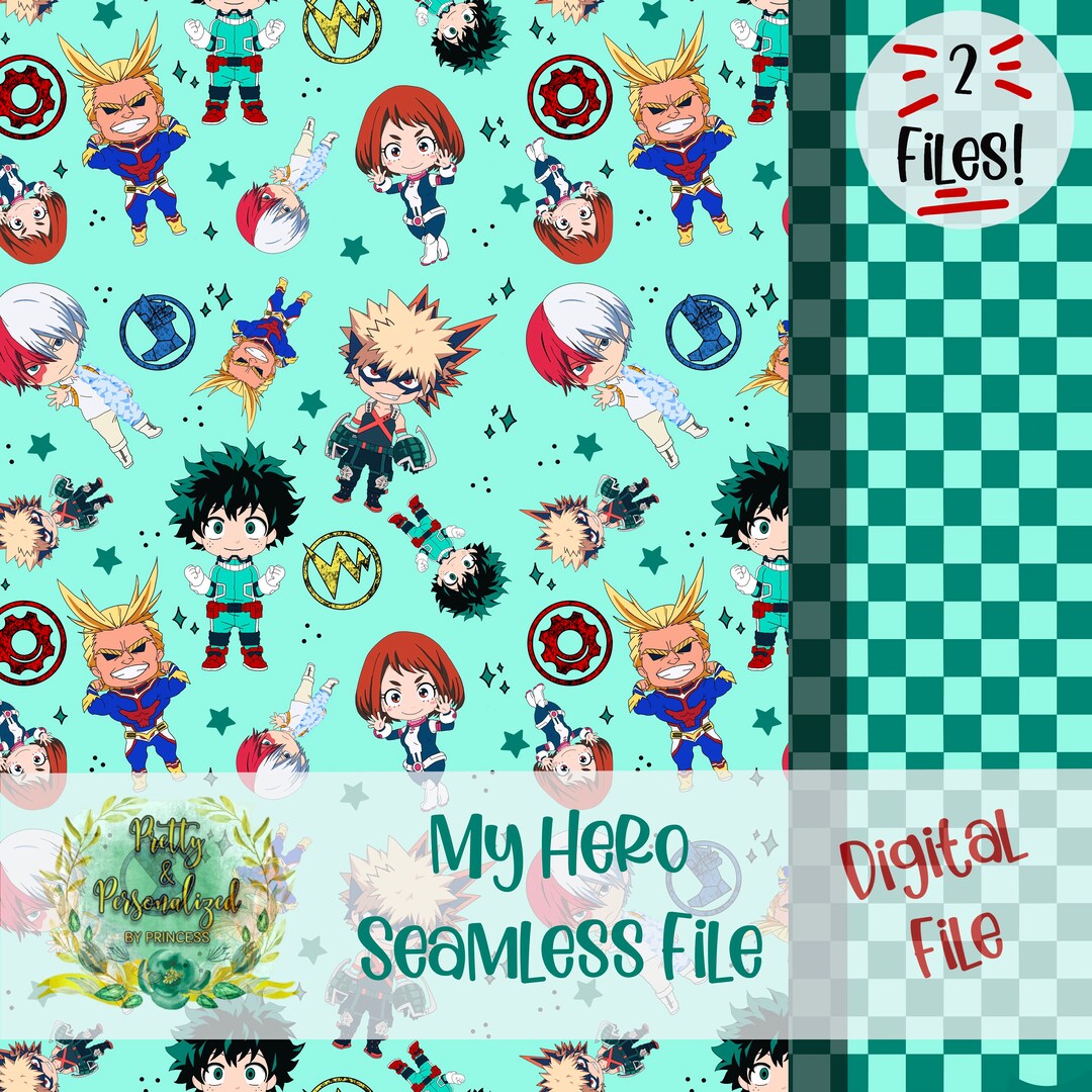Hero Seamless Pattern - Etsy
