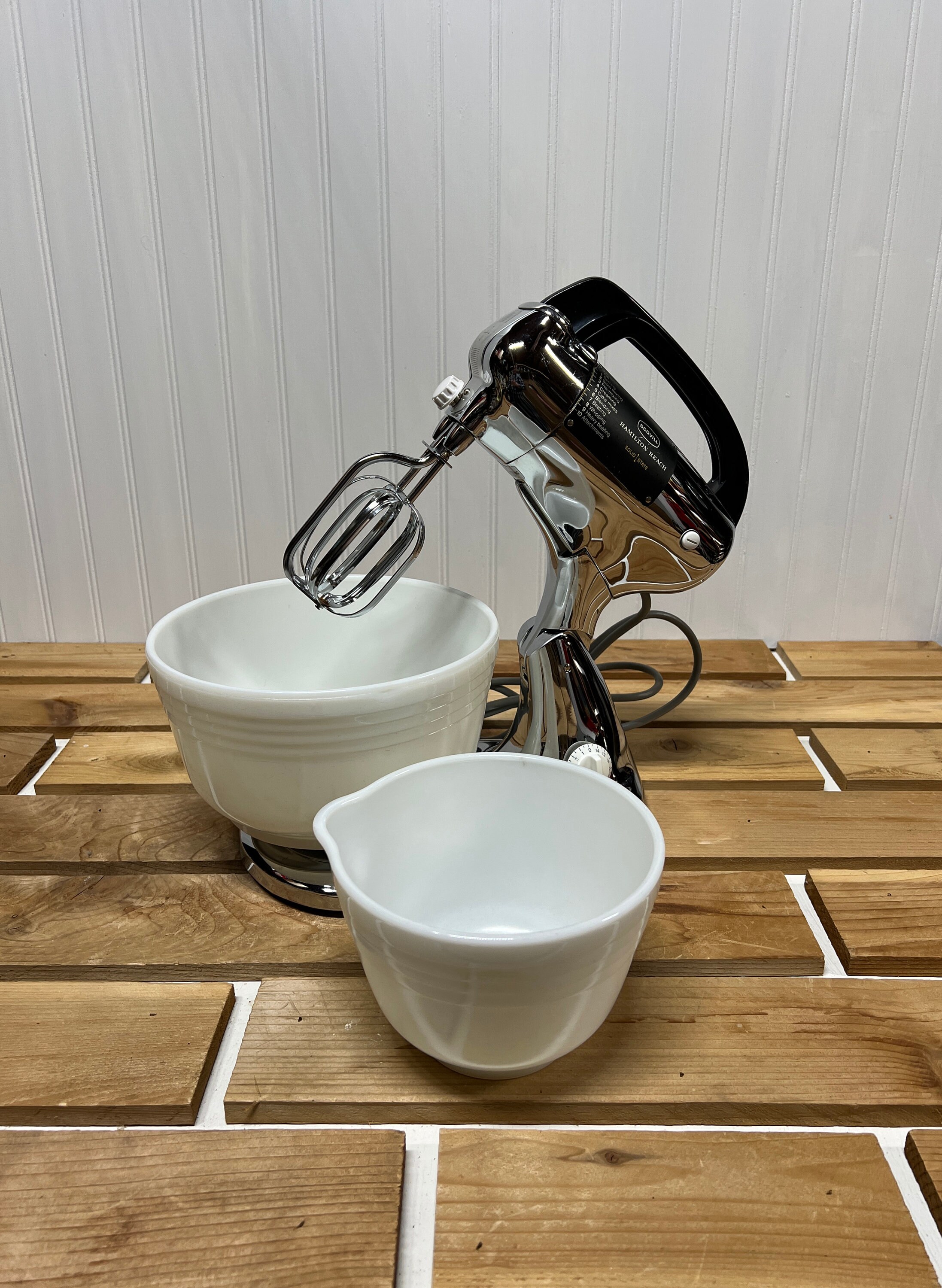 Restored Vintage Hamilton Beach 1960s Electric Kitchen Stand Mixer W ...