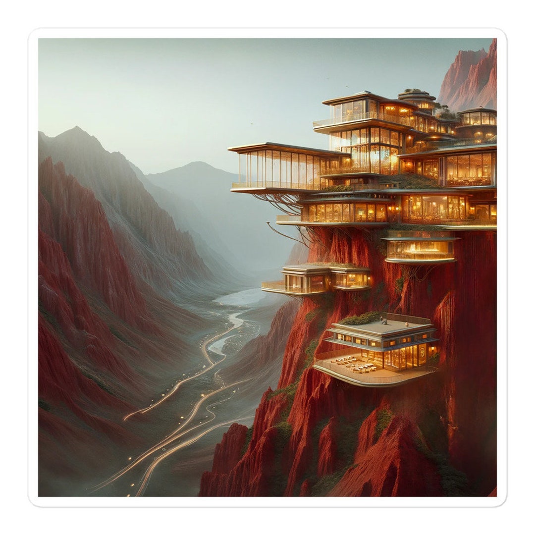 ACOTAR Image Inspired by the House of Wind in Velaris, Red Mountains ...