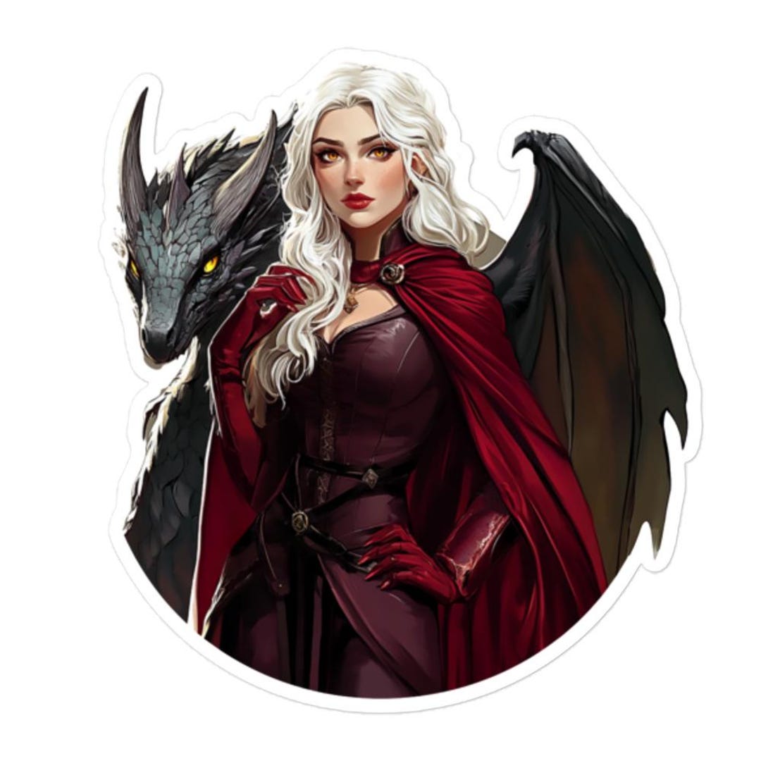 TOG | Manon Blackbeak & Abraxos Sticker - Throne of Glass Inspired ...