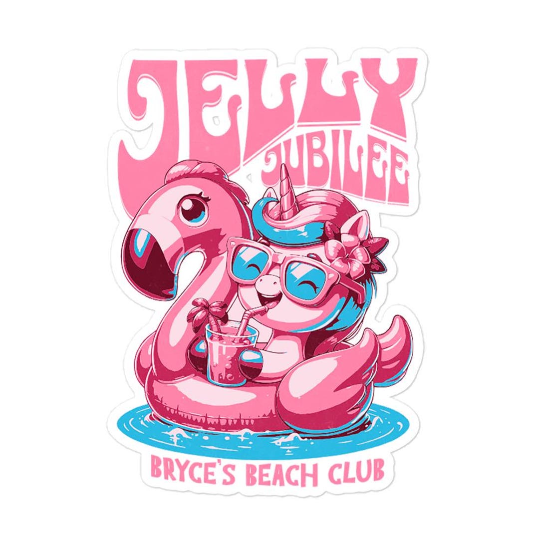 Crescent City Jelly Jubilee Beach Club Sticker Bryce Quinlan Inspired ...