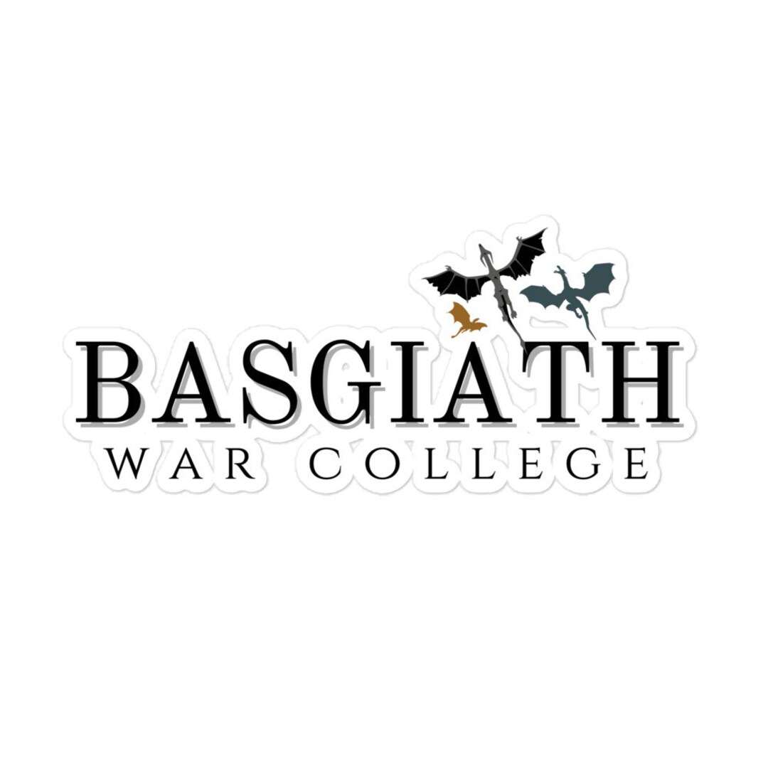 Fourth Wing: Basgiath War College Sticker With Tairn, Sgaeyl and ...