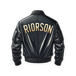 Fourth Wing | Onyx Storm Inspired Sticker | Riorson Flight Leather ...