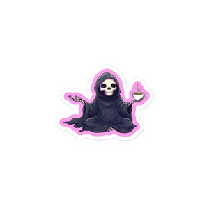 ACOTAR | Suriel Inspired Sticker | Cartoon Art of Suriel With Tea Cup ...