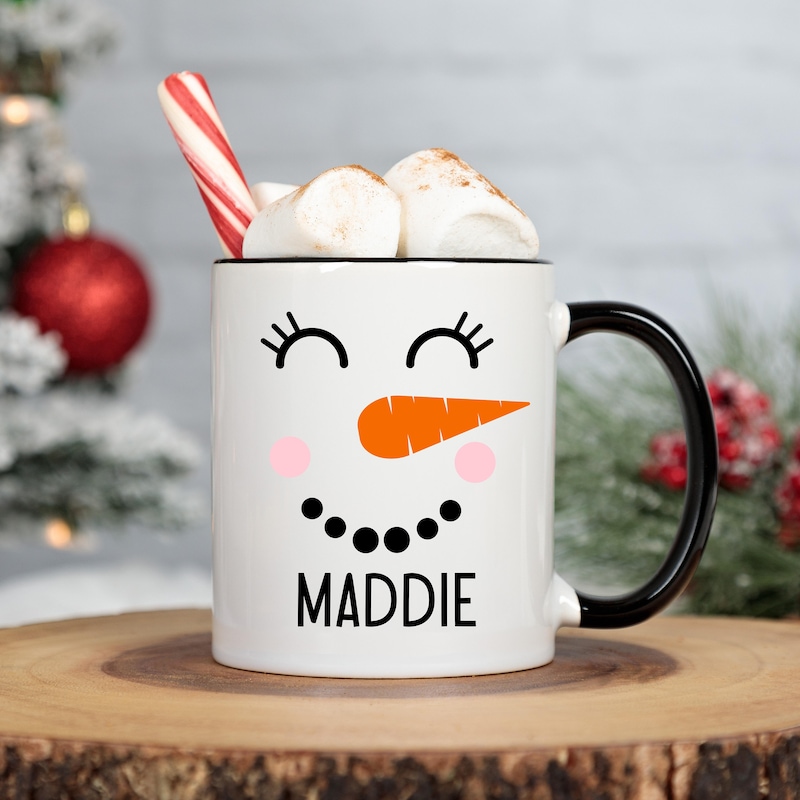 Custom Snowman Mug - Etsy