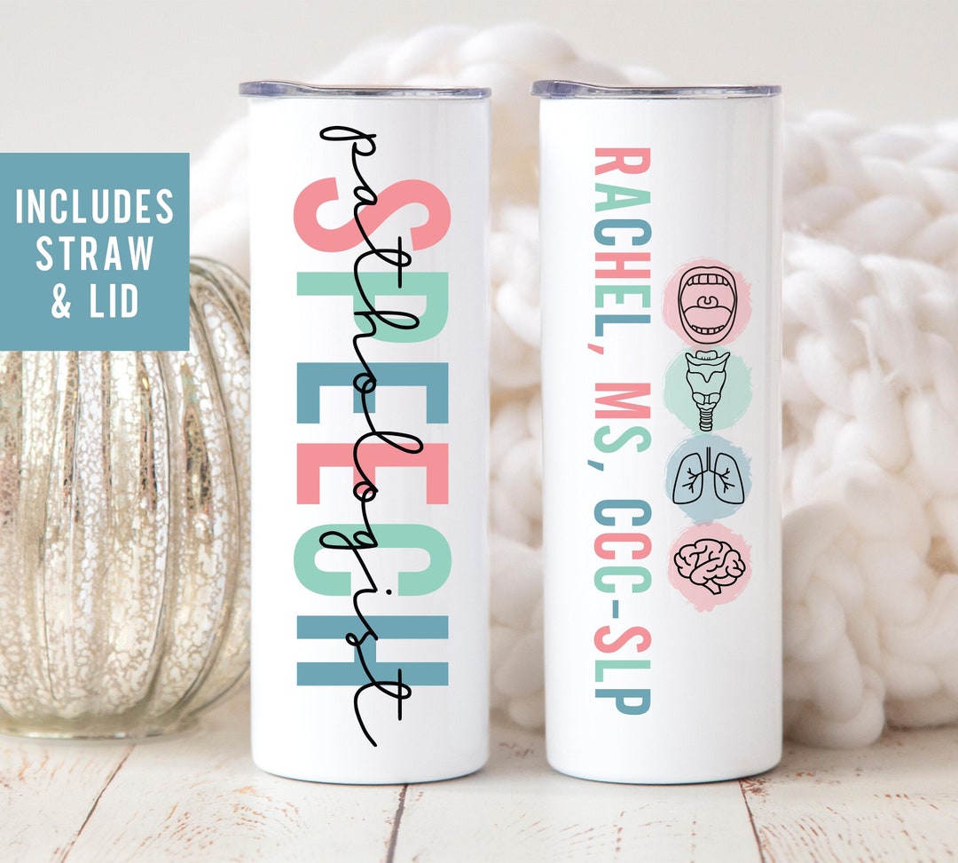 Speech Pathologist Gift SLP Tumbler Cup Speech Language - Etsy