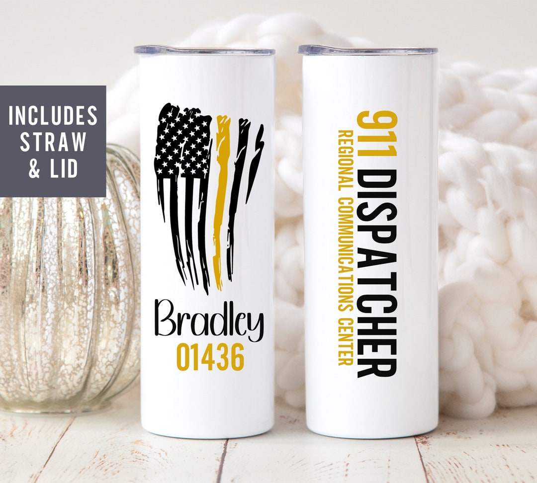 911 Dispatcher Gifts for Telecommunicator Week, 20oz or 30oz 911 ...