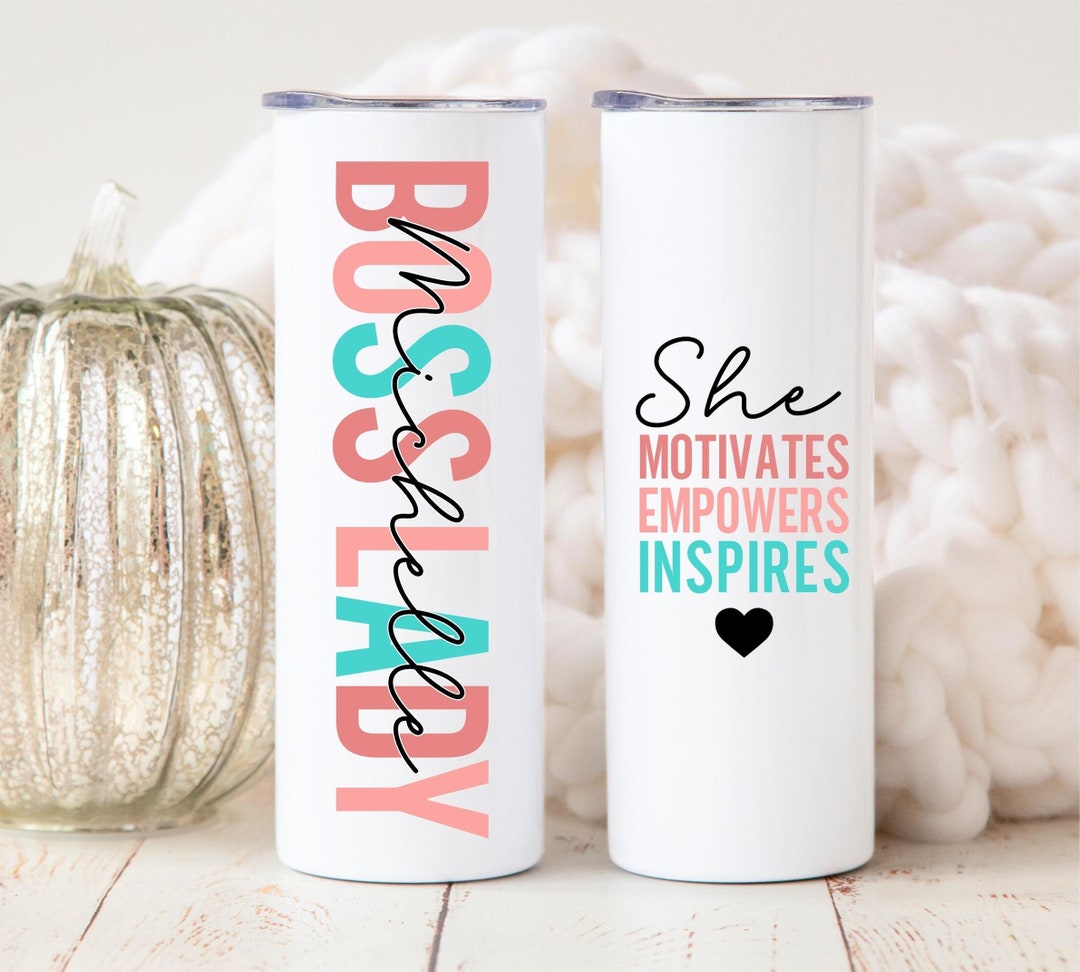 Boss Lady Tumbler Cup, Boss Lady Gift, Boss Babe Female Boss ...
