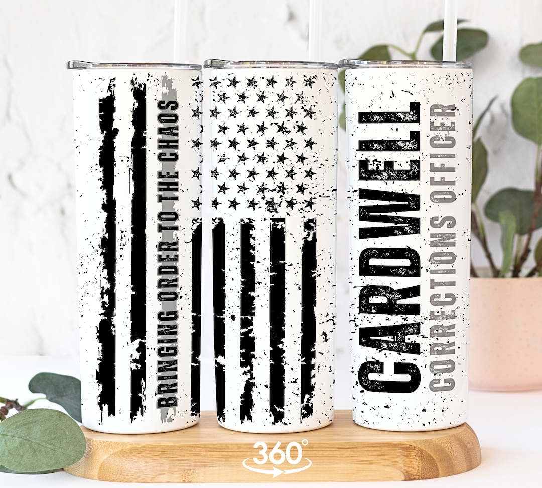 Personalized Corrections Officer Tumbler Cup, Corrections Officer Gifts ...