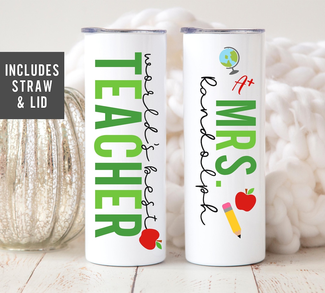 Teacher Tumbler Cup, End of Year Teacher Gift From Student, Middle ...