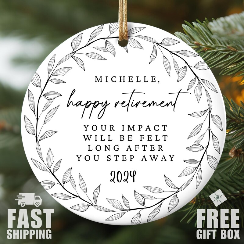 Retirement Ornaments - Etsy